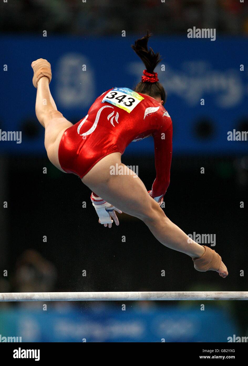 Great Britain's Beth Tweddle during the Women's Uneven Bars Final ...