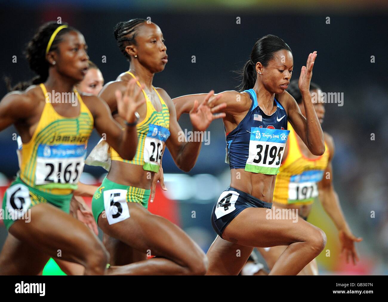 Shelly ann fraser olympics 2008 hi-res stock photography and images - Alamy