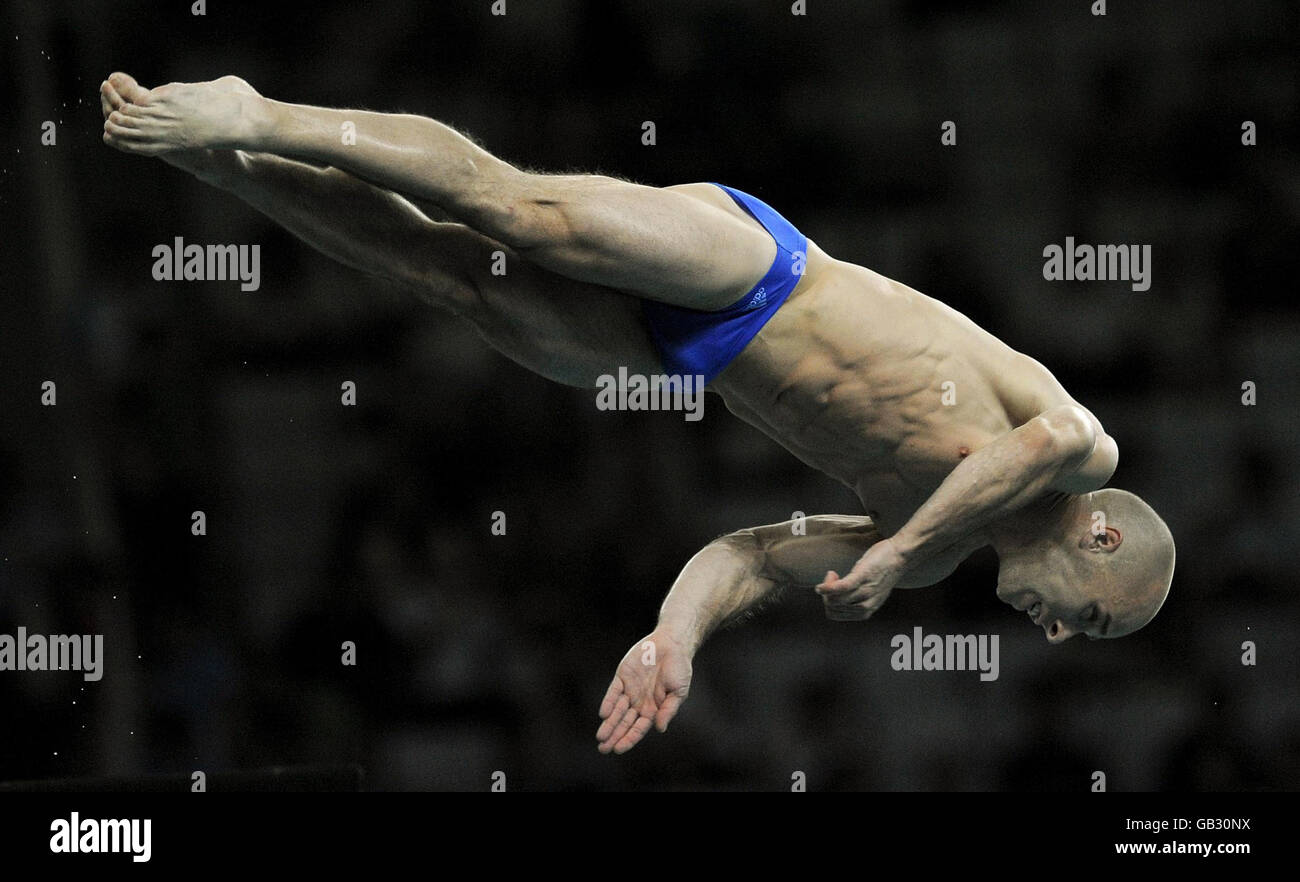 Great Britain's Peter Waterfield dives in the Men's 10m platform at the ...