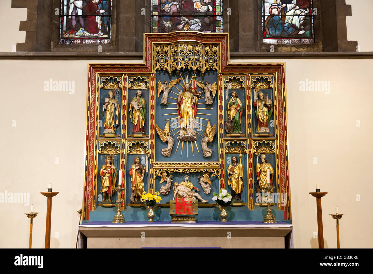 East wing of St James' Church, Hebden Bridge, West Yorkshire Stock ...