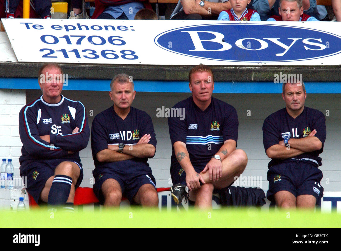Burnley coach ronnie jepson hi-res stock photography and images - Alamy