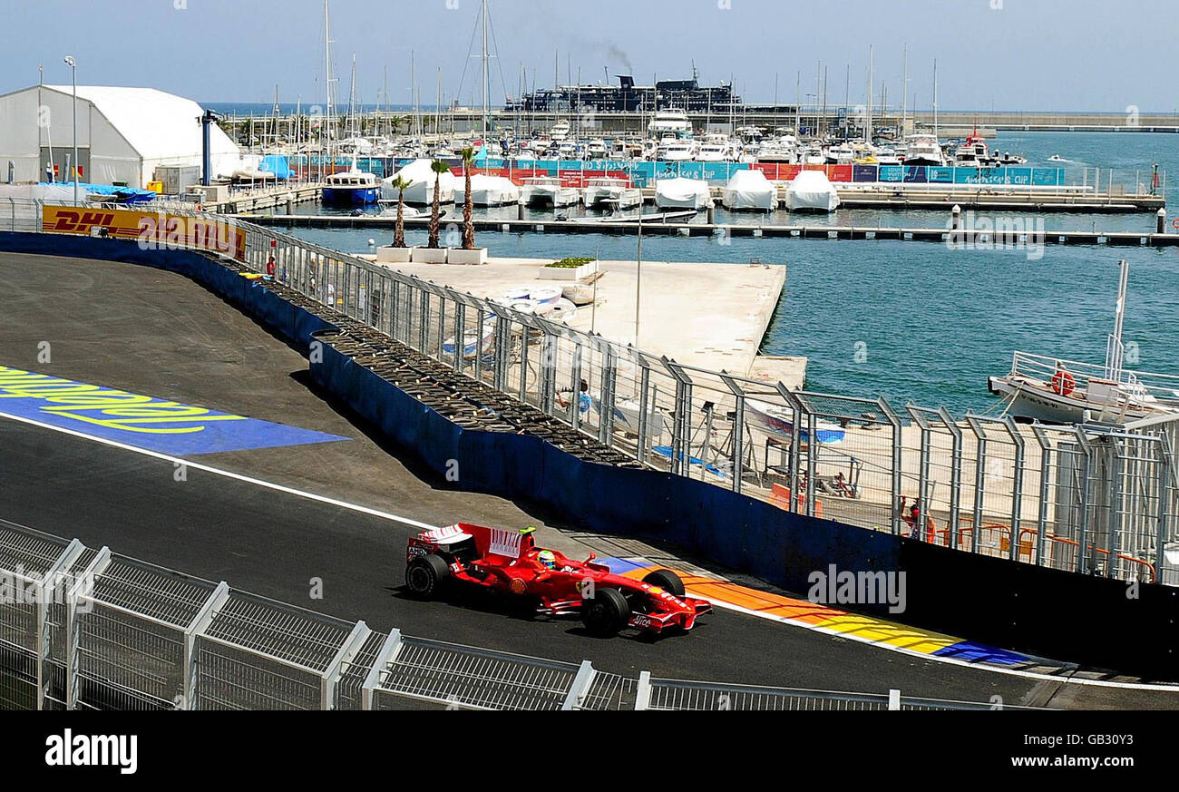 Formula one motor racing european grand prix practice session valencia ...