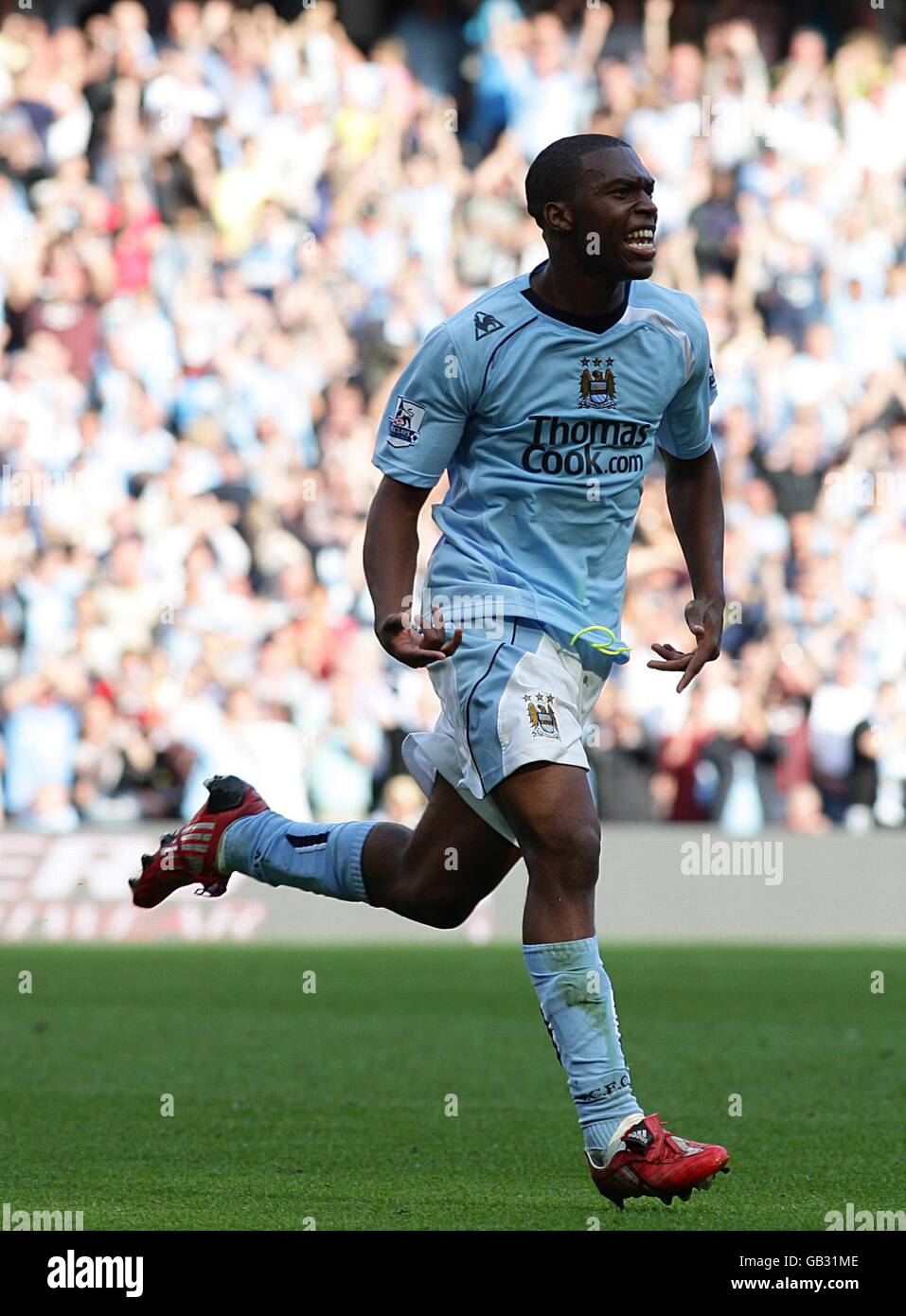 Manchester City's Daniel Sturridge celebrates scoring the opening goal ...