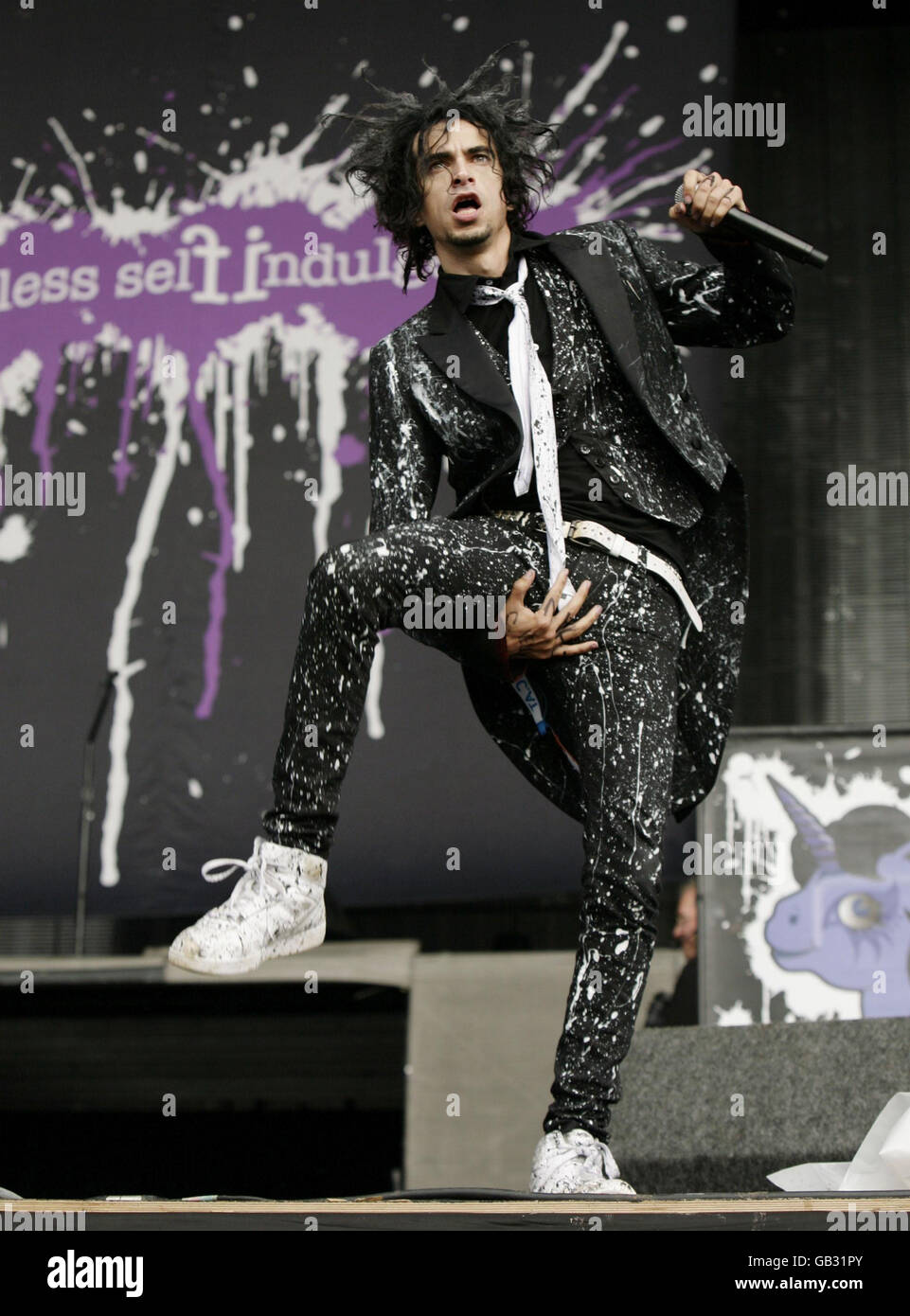 Reading Festival 2008. Mindless Self Indulgence perform on day three of ...