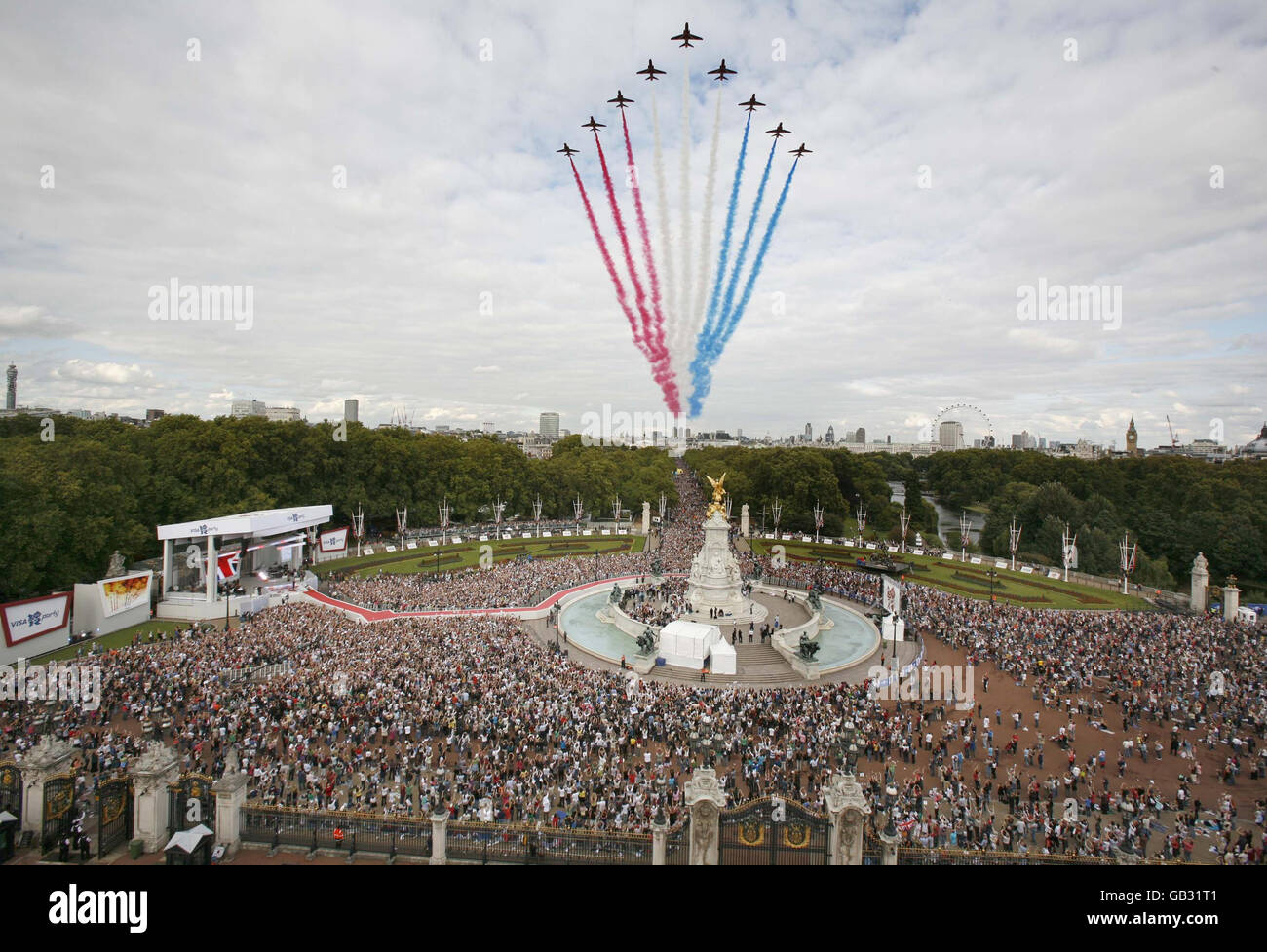 Olympic handover celebrations hi-res stock photography and images - Alamy