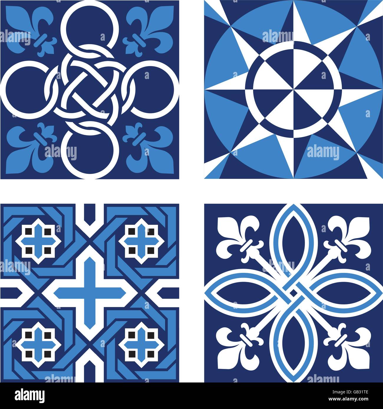 Vintage Ornamental Patterns Stock Vector Image & Art - Alamy