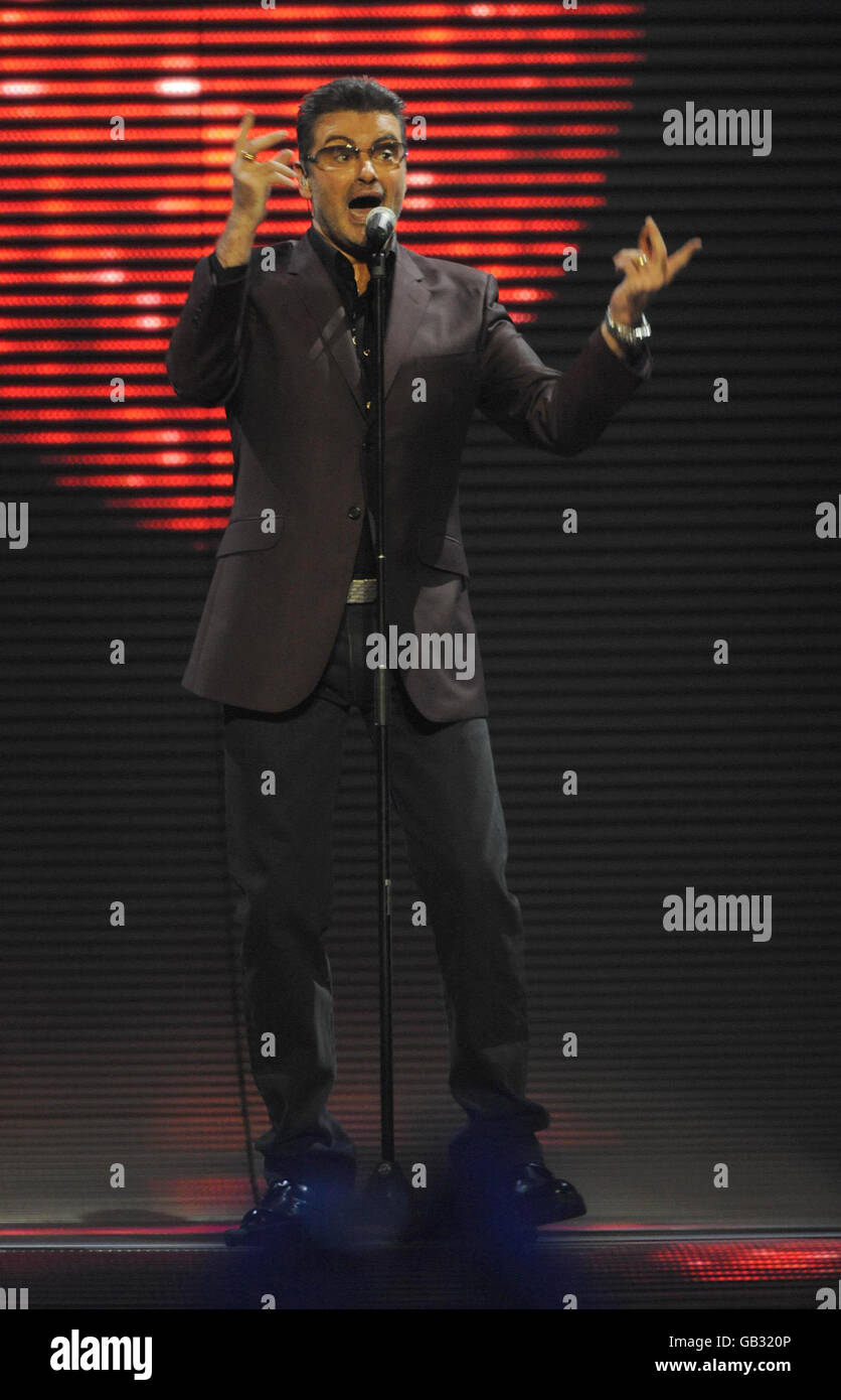 George Michael Concert Stock Photo - Alamy
