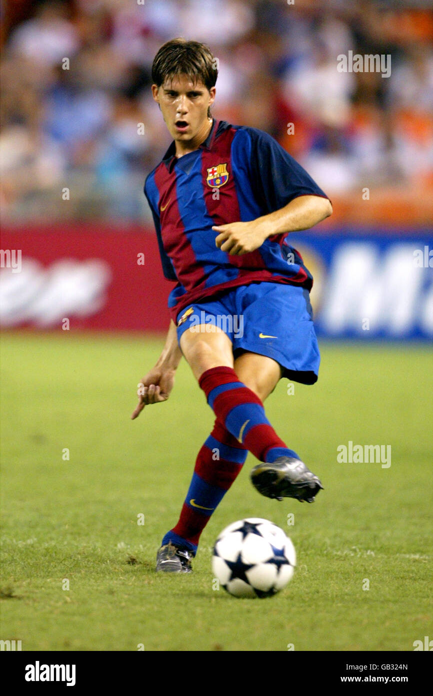 Soccer - Friendly - AC Milan v Barcelona. Ramon Ros, Barcelona Stock ...