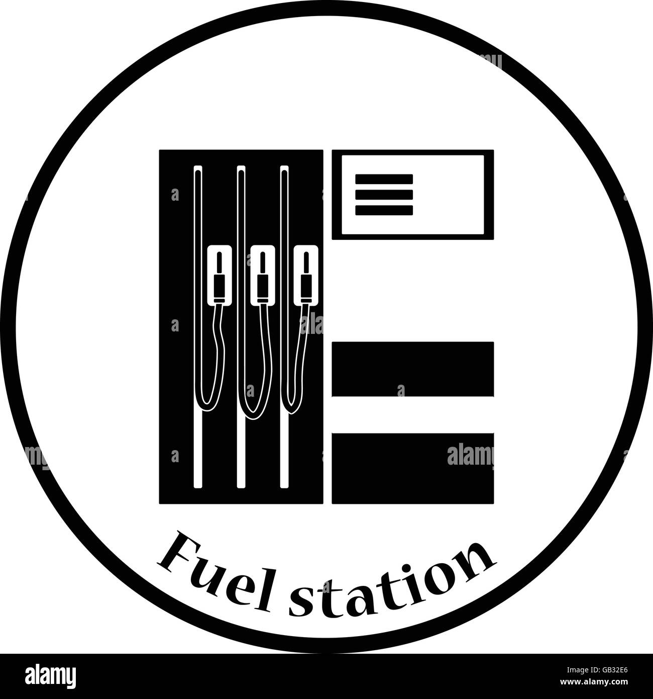 Gas station dispenser Black and White Stock Photos & Images - Alamy