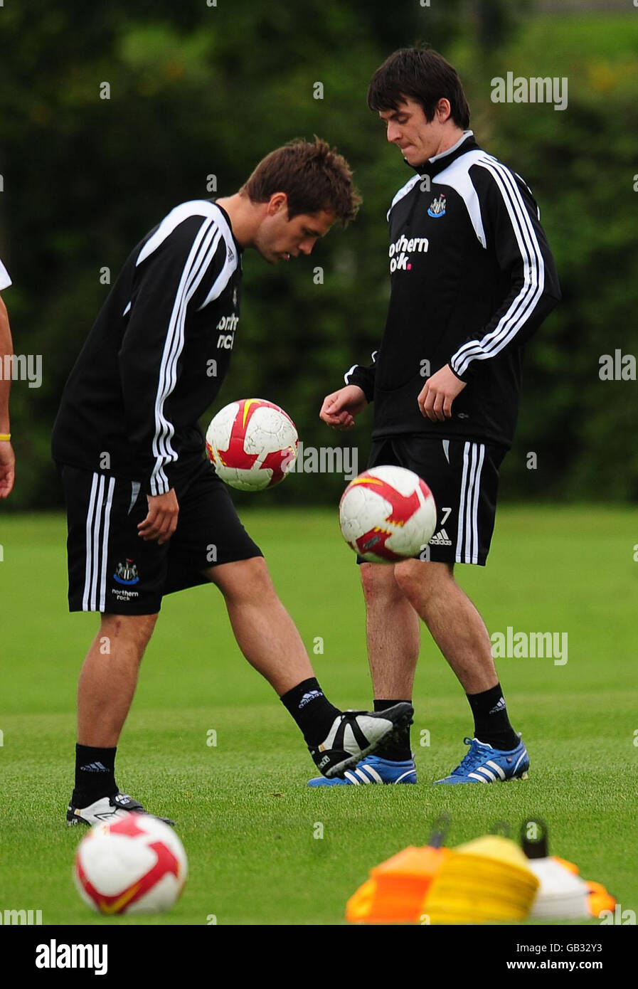 Newcastles joey during training session at longbenton training ground ...