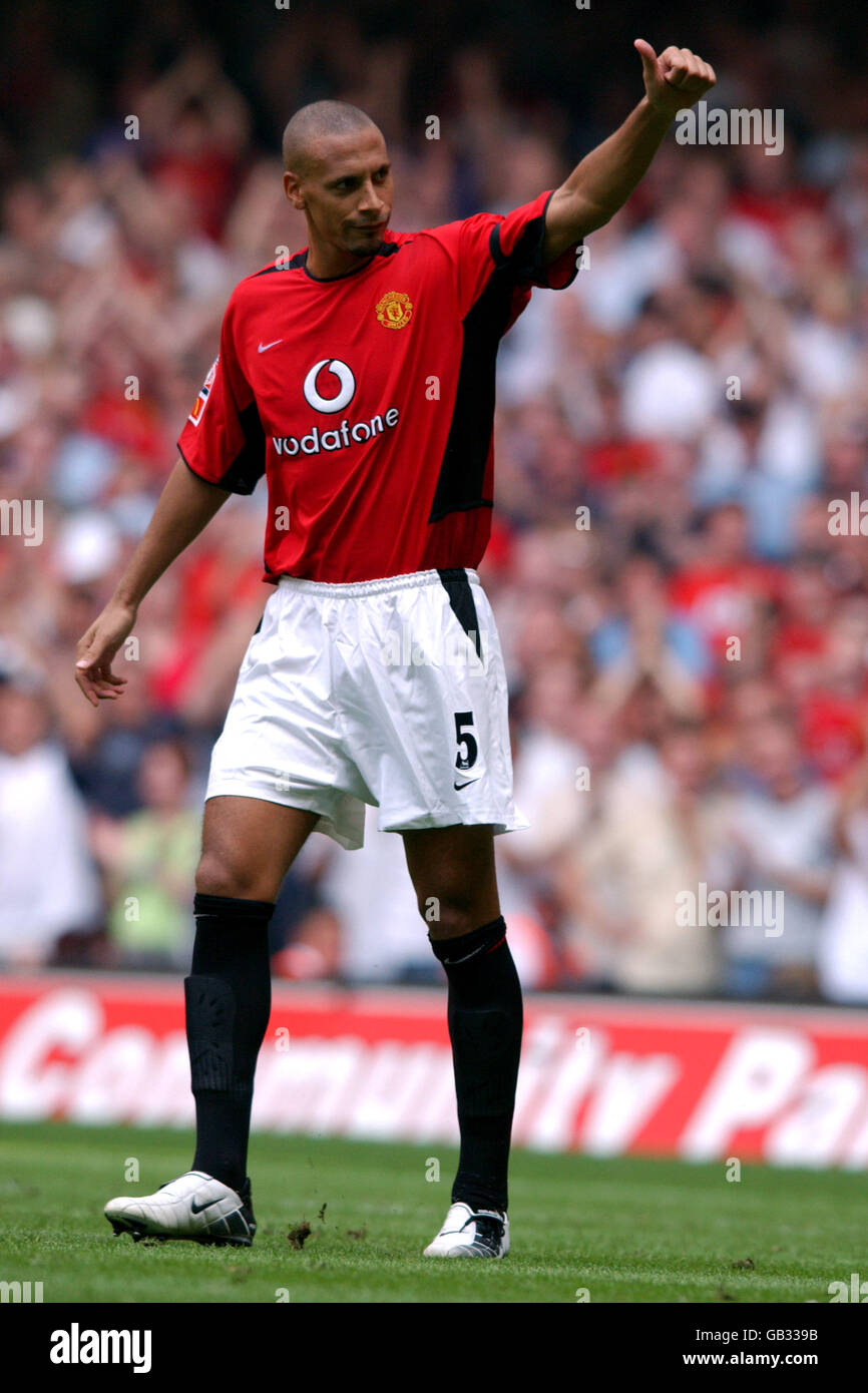 Soccer - FA Community Shield - Manchester United v Arsenal Stock Photo ...