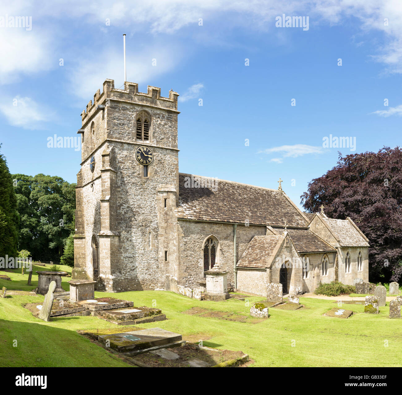 Miserden village hi-res stock photography and images - Alamy