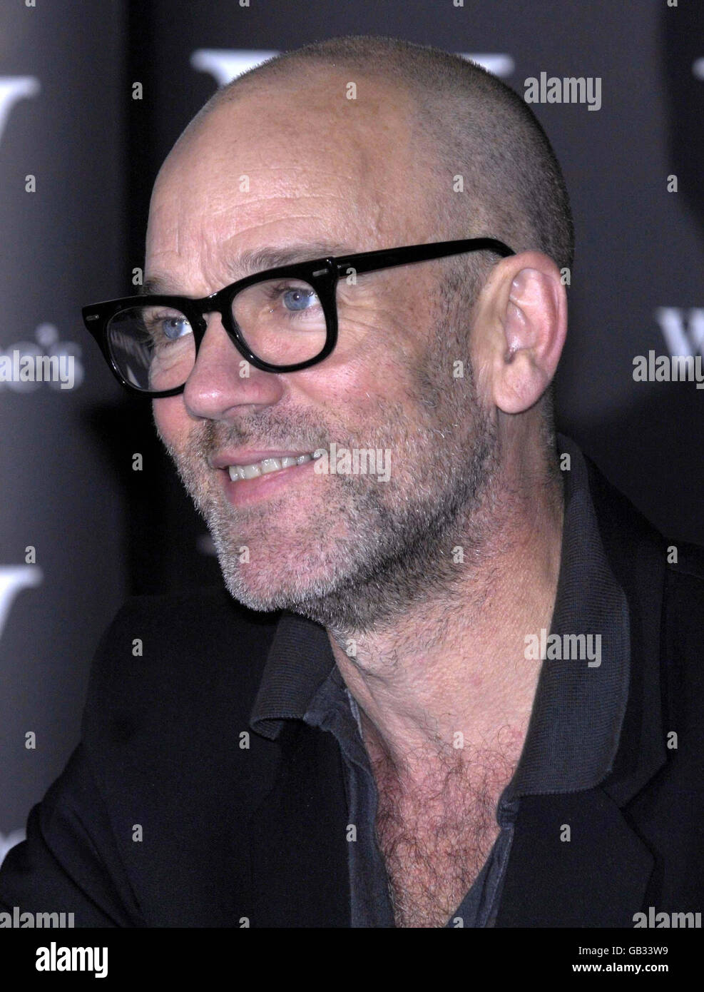 R.E.M. front man Michael Stipe at a book signing for 'R.E.M ...