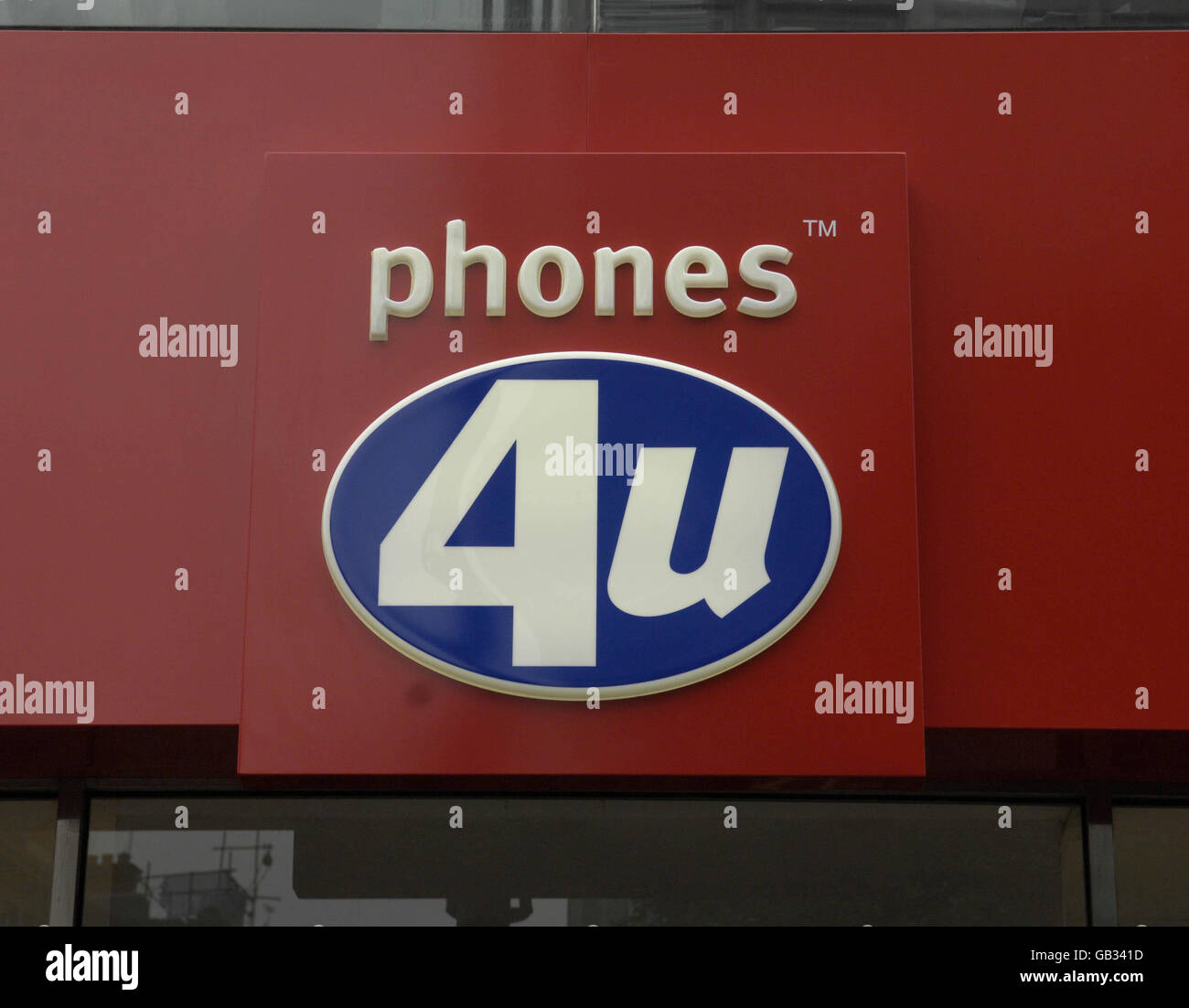 Oxford Street stores. General view of a Phones 4 U store sign on Oxford ...