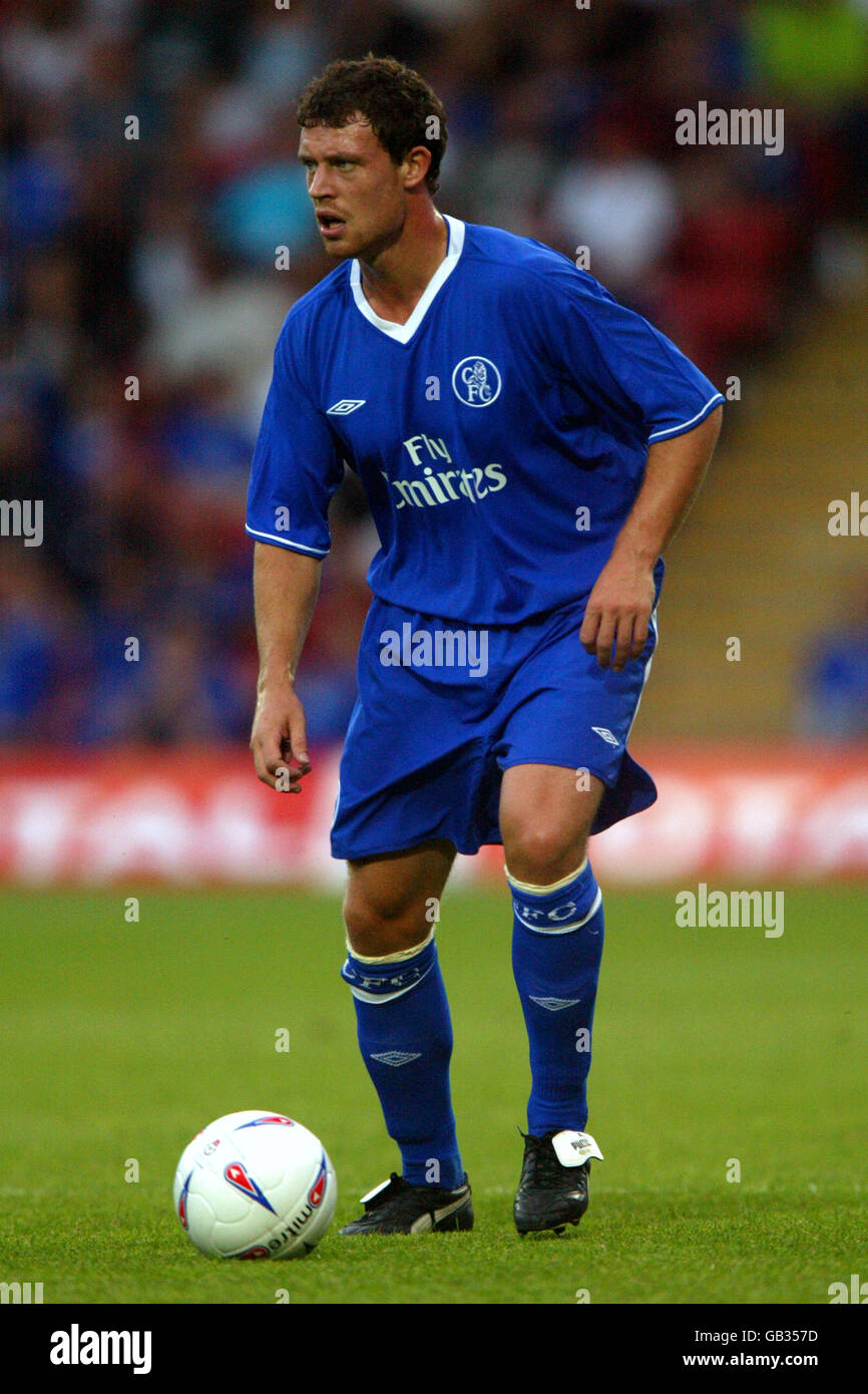 Soccer - Friendly - Watford v Chelsea. Wayne Bridge, Chelsea Stock ...