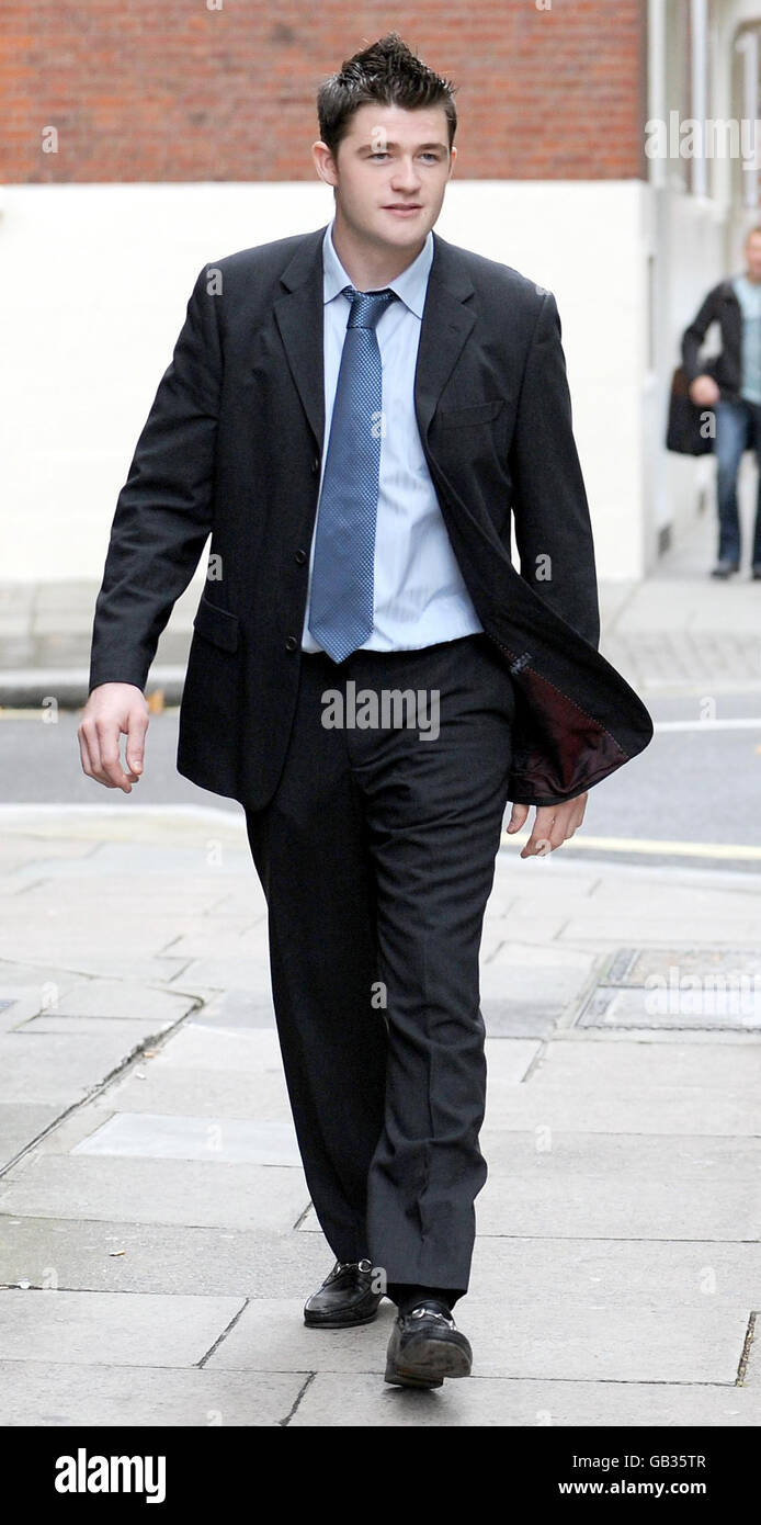 Michael Binnington 23, of Witham, Essex arrives at Westminster ...