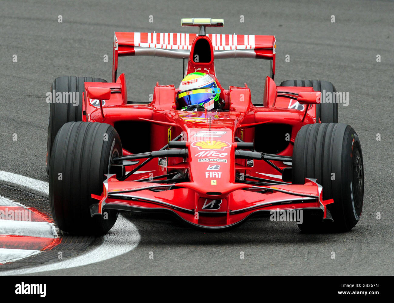 Motor Racing - Formula One Practice - Spa Francorchamps. Ferrari's ...