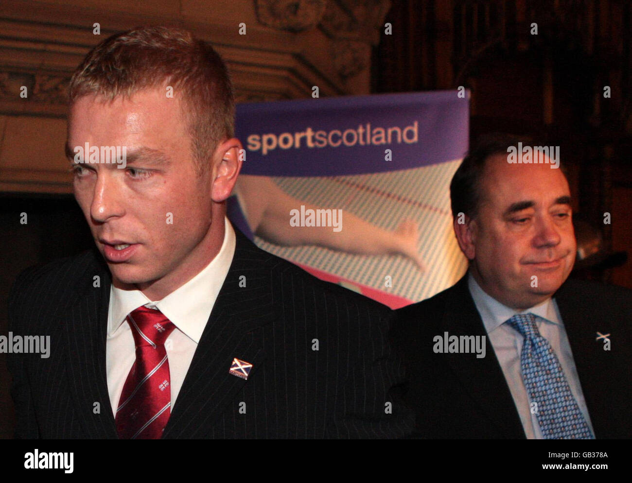 Scottish Olympic heroes Stock Photo - Alamy