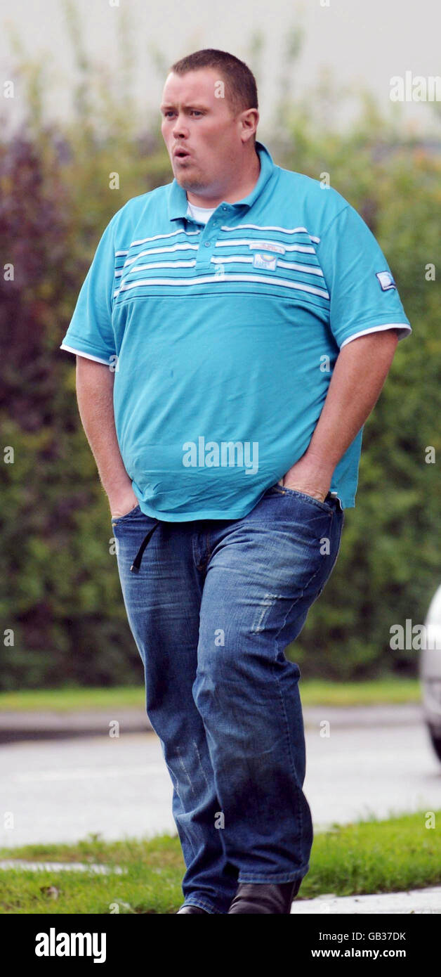 Michael Purcell arrives at North Avon Magistrates Court, Yate Stock ...