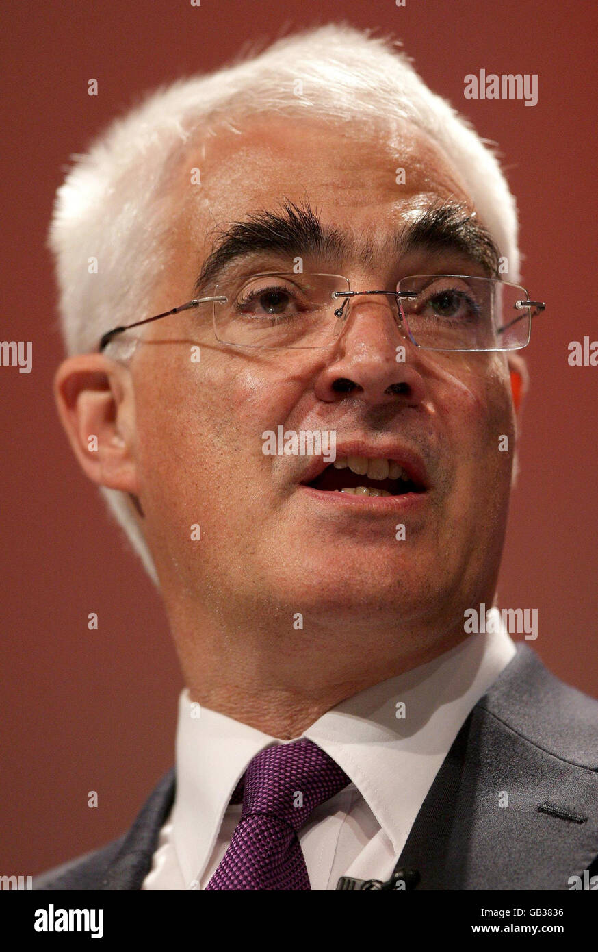 Chancellor of the Exchequer Alistair Darling speaks at the TUC Congress ...