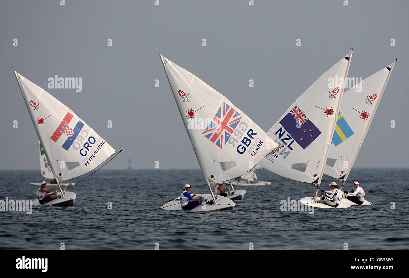 Action from the Women's Laser Radial Opening Series at the 2008 Beijing ...