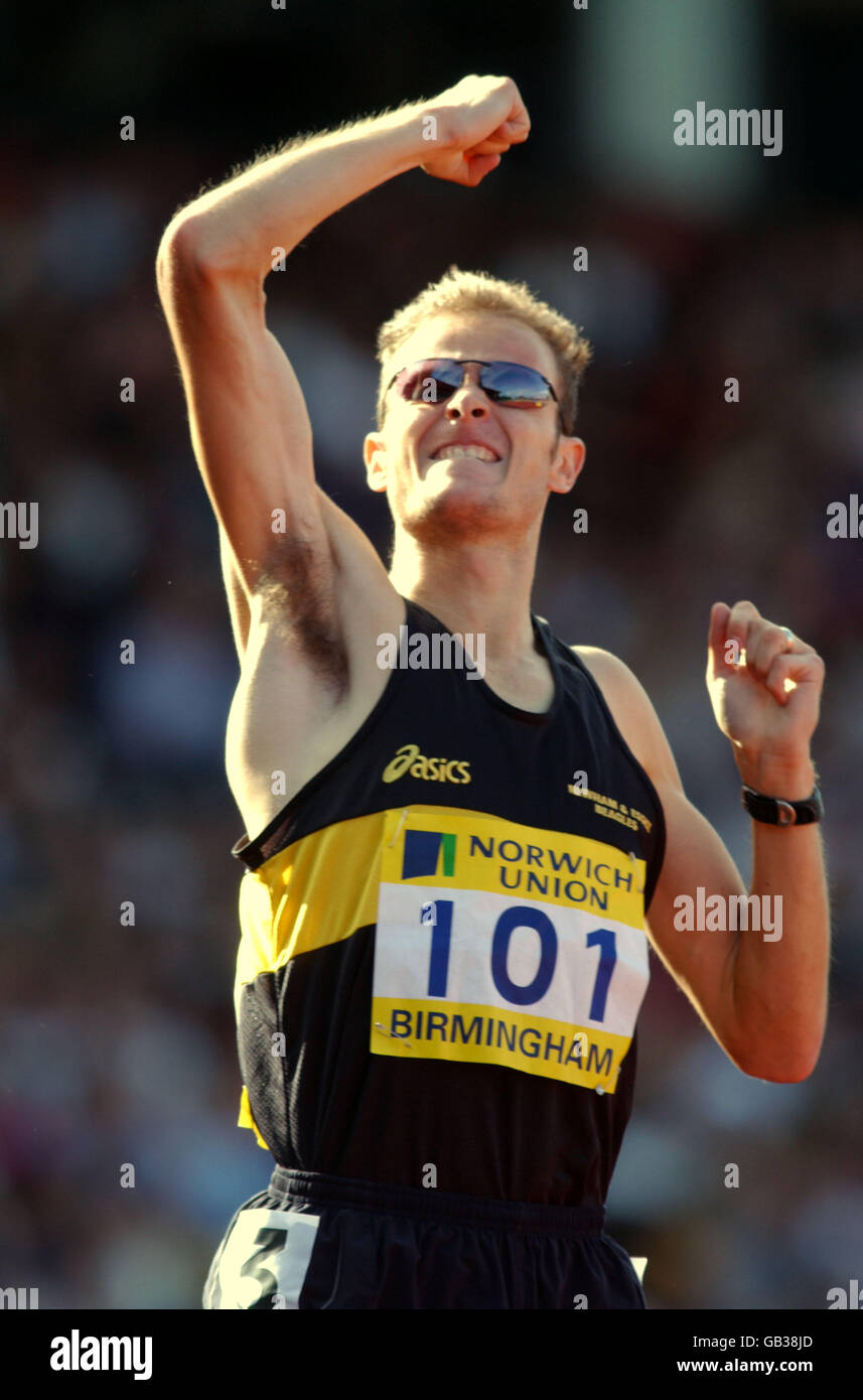 Athletics - Norwich Union AAA World Championships Trials. Michael East ...
