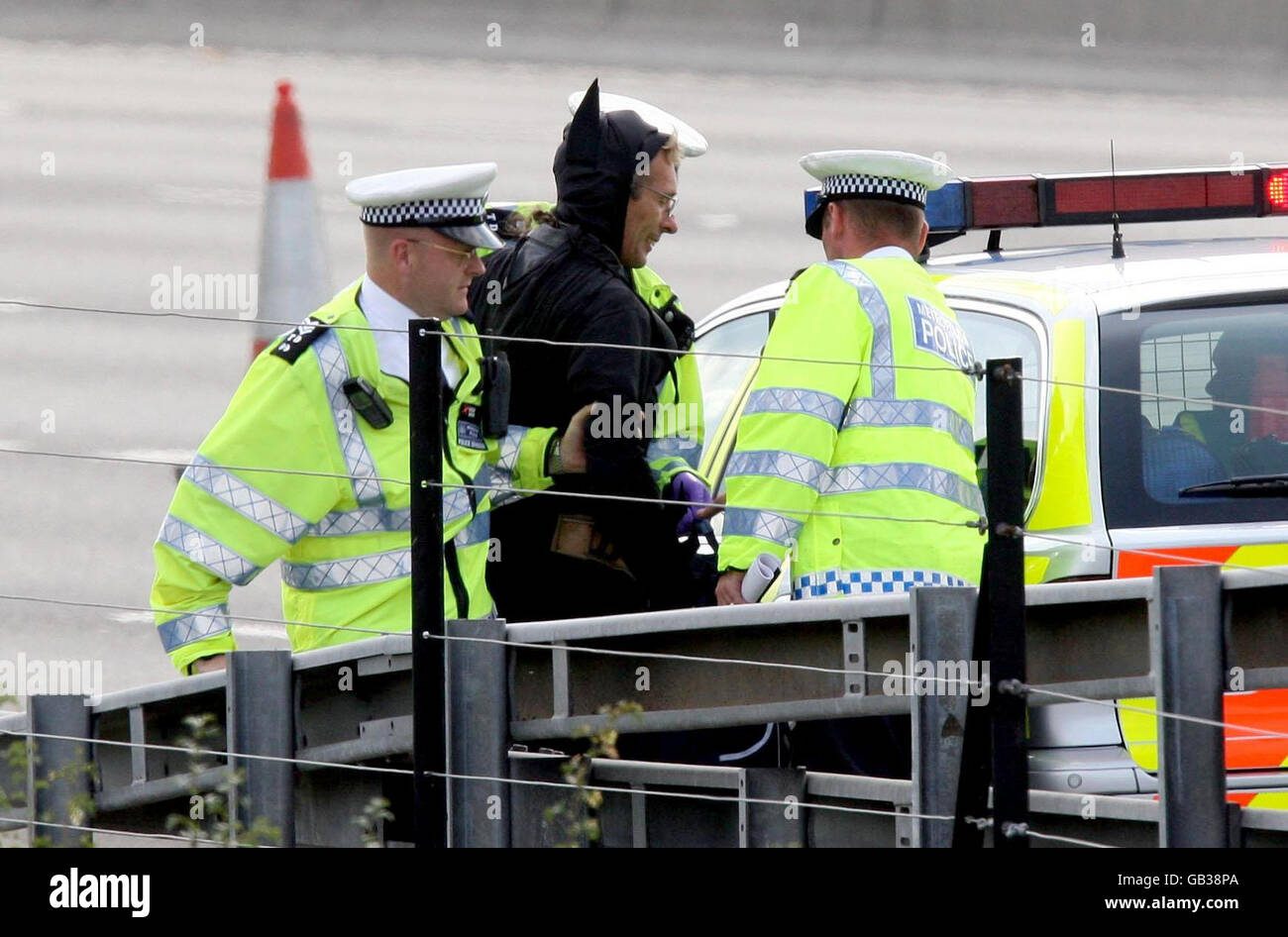 Campaigner Geoffrey Hibbert (centre), who is believed to be linked to ...