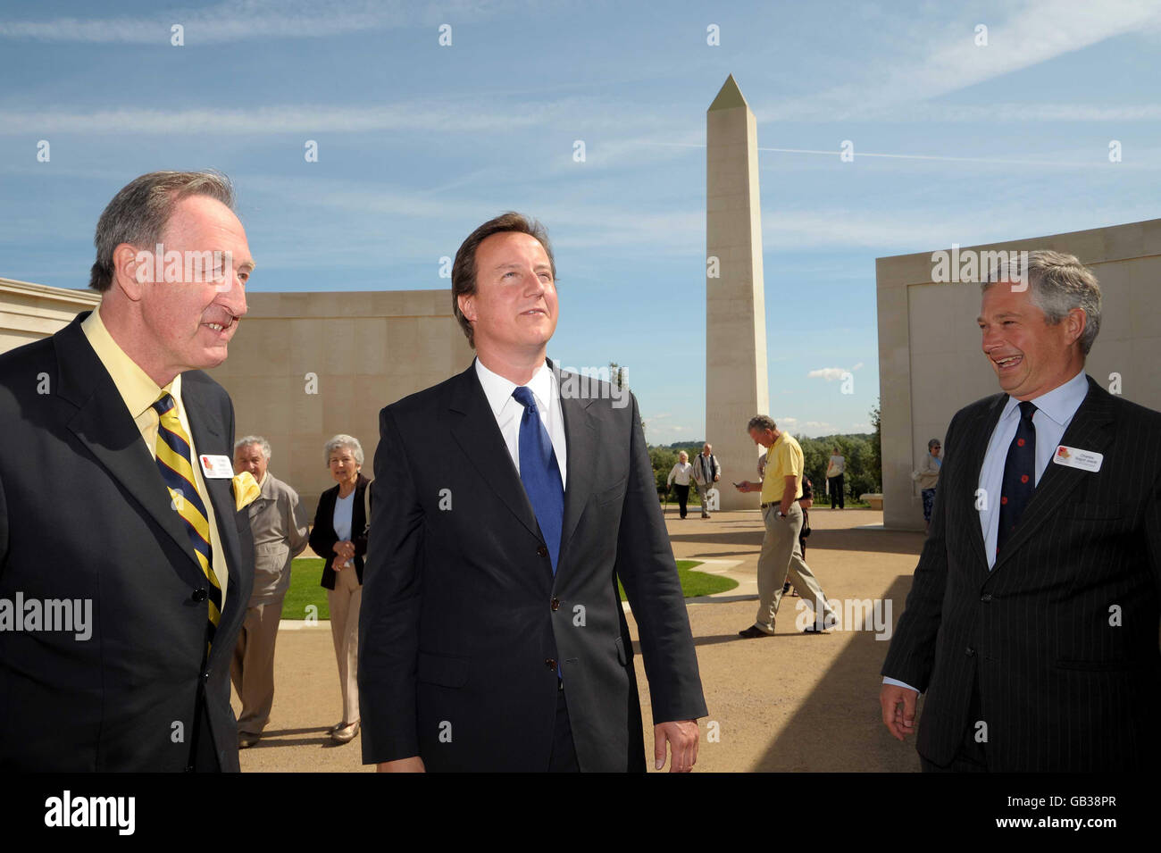 Conservative party leader david cameron and charlie bagot jewitt hi-res ...