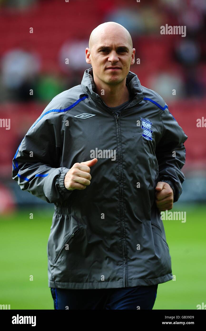 Birmingham citys head physio tim williamson hi-res stock photography ...