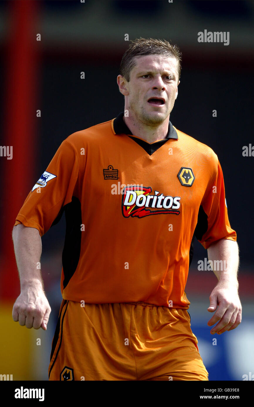 Soccer - Friendly - Morecambe v Wolverhampton Wanderers. Oleg Luzhny ...