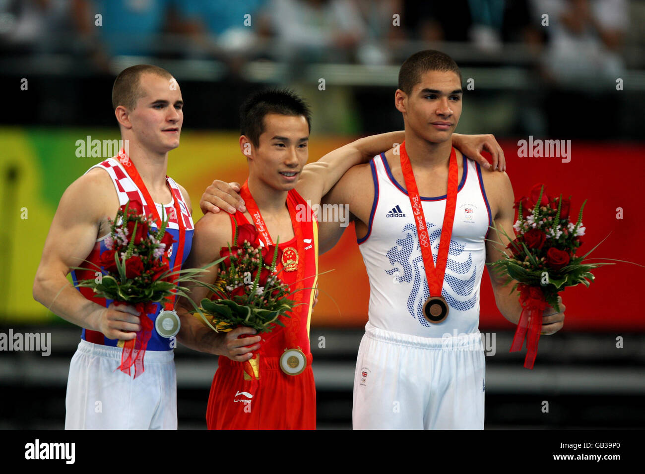 Beijing 2008 olympics gold gymnastics hi-res stock photography and ...