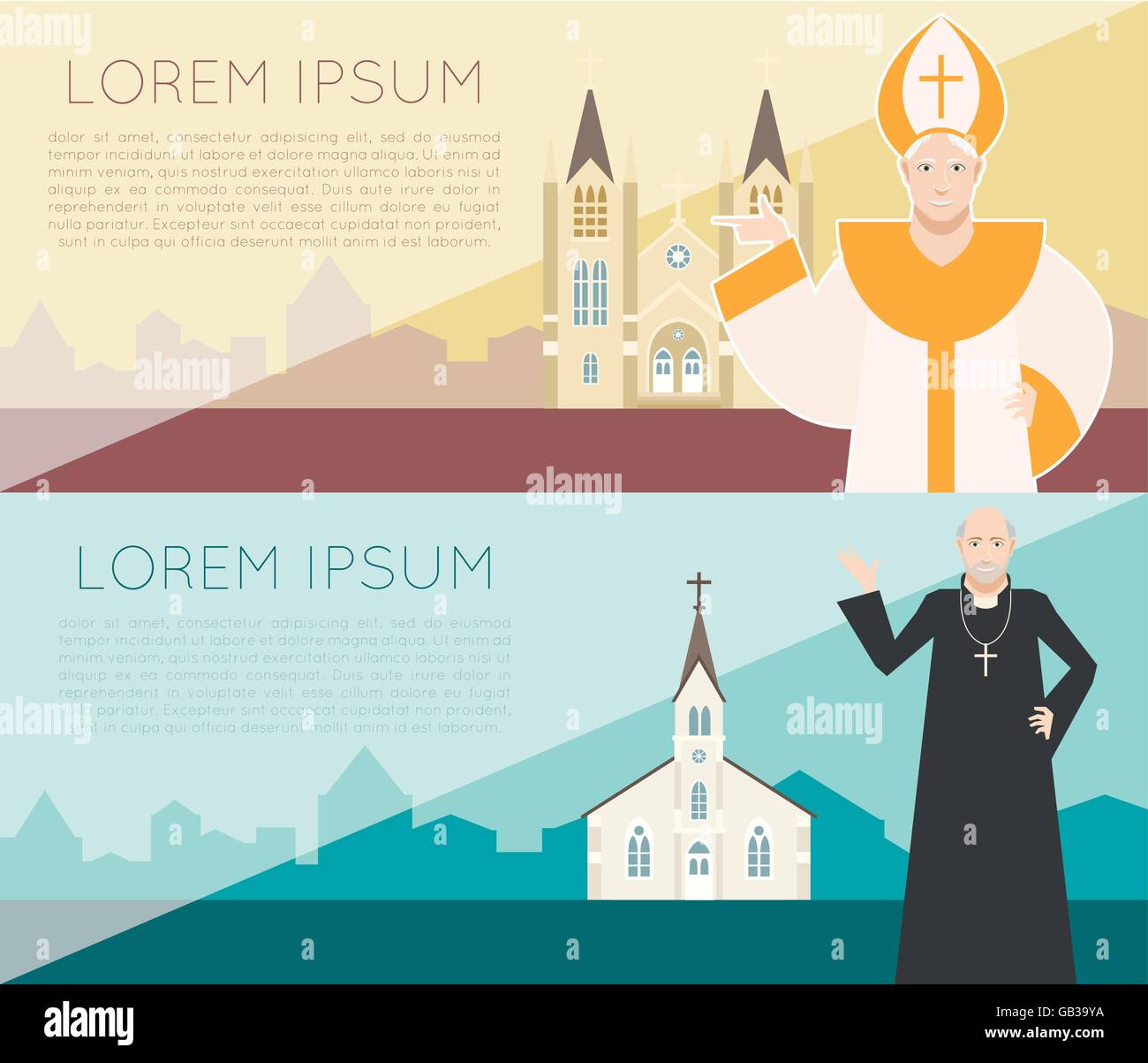 Easter italy church Stock Vector Images - Alamy