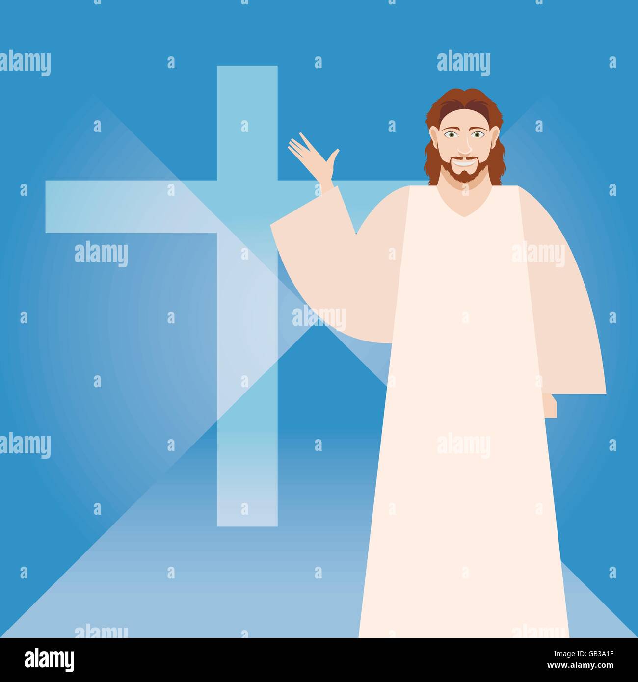 Jesus Christ Banner Stock Vector Image & Art - Alamy