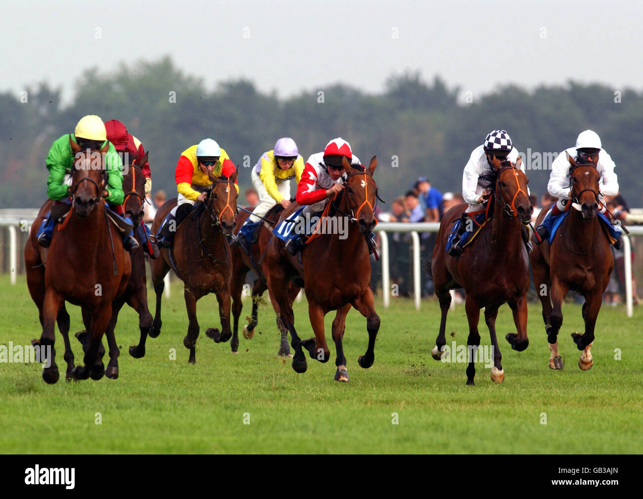 Horses race past hi-res stock photography and images - Alamy