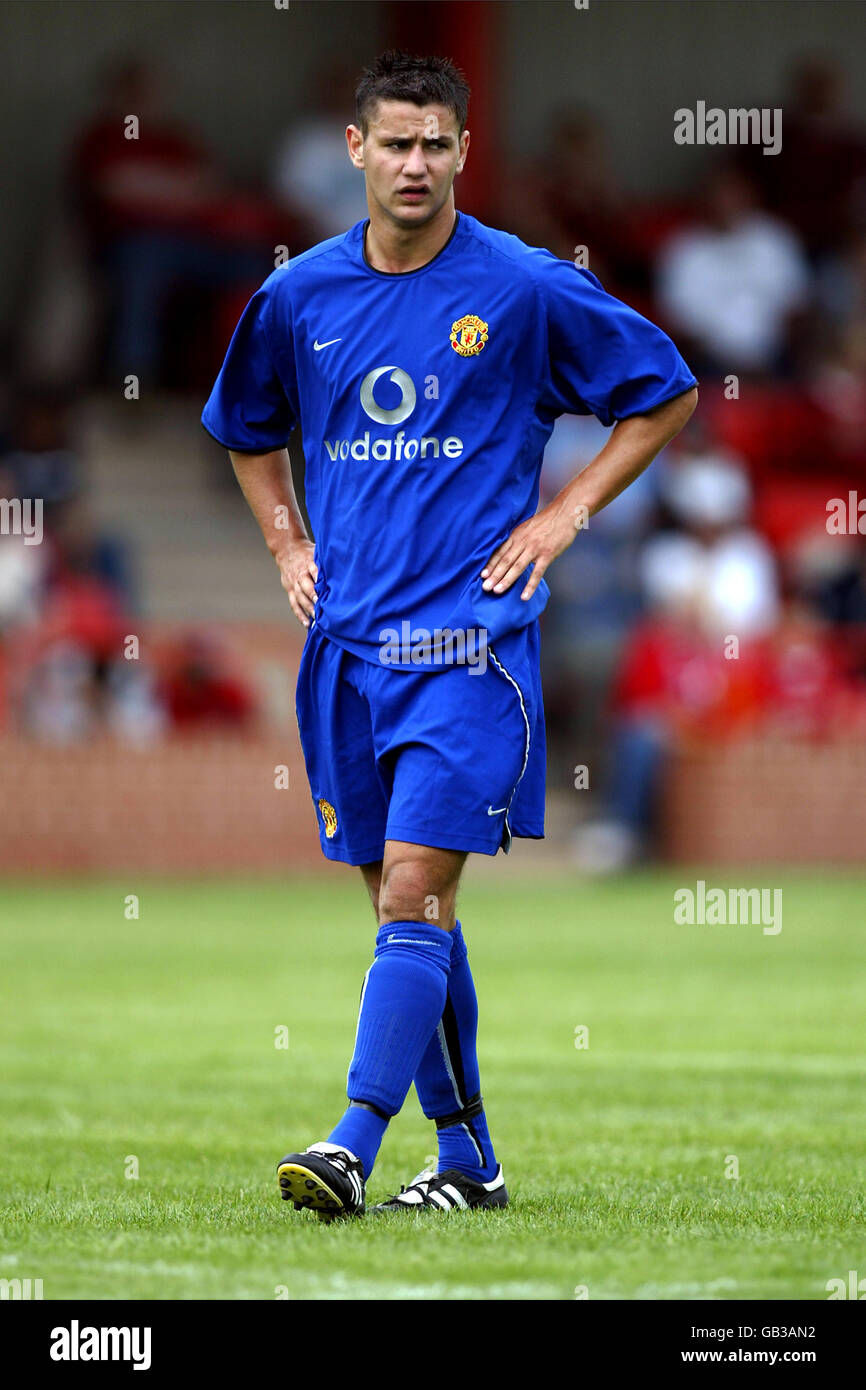 Soccer - Friendly - Tamworth v Manchester United Reserves. Lee Sims ...