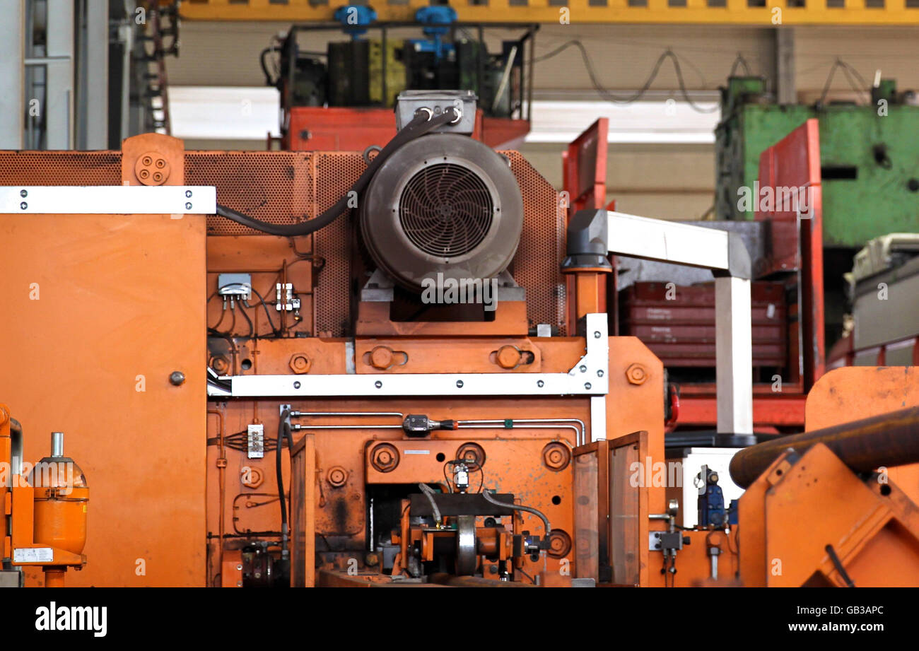 elements of machines for cold metal cutting Stock Photo - Alamy