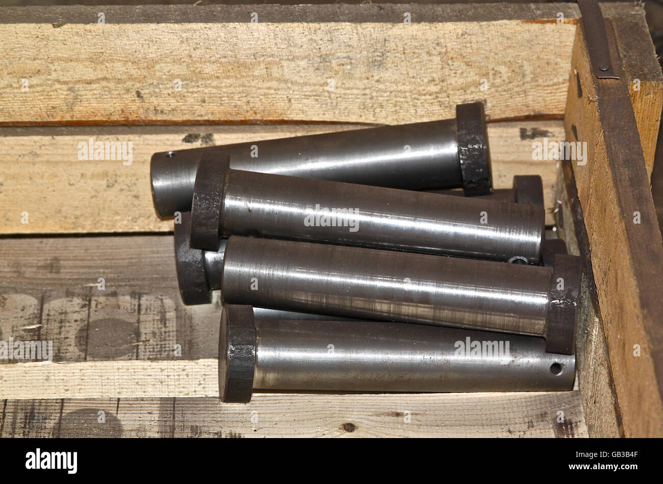 Special steel shaft flange of complex geometry Stock Photo - Alamy