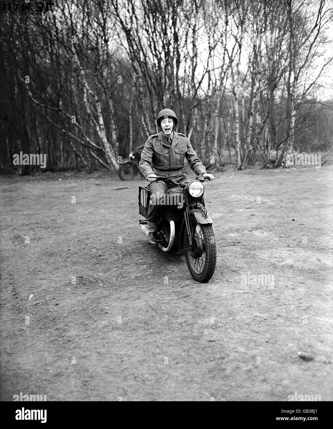 Course motorbike Black and White Stock Photos & Images - Alamy