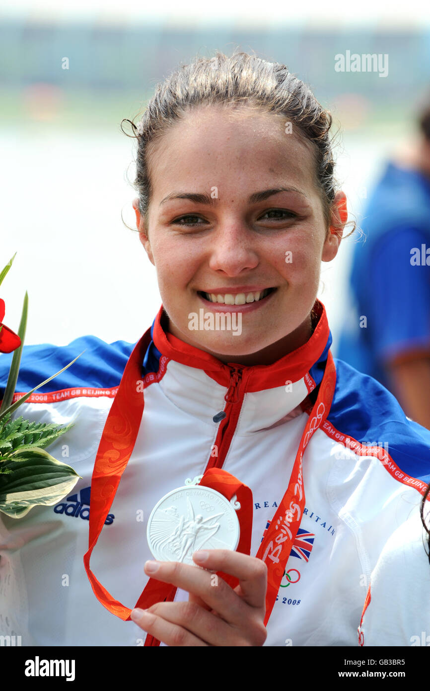 Great Britain's Keri-Anne Payne with her Silver Medal for the Women's ...