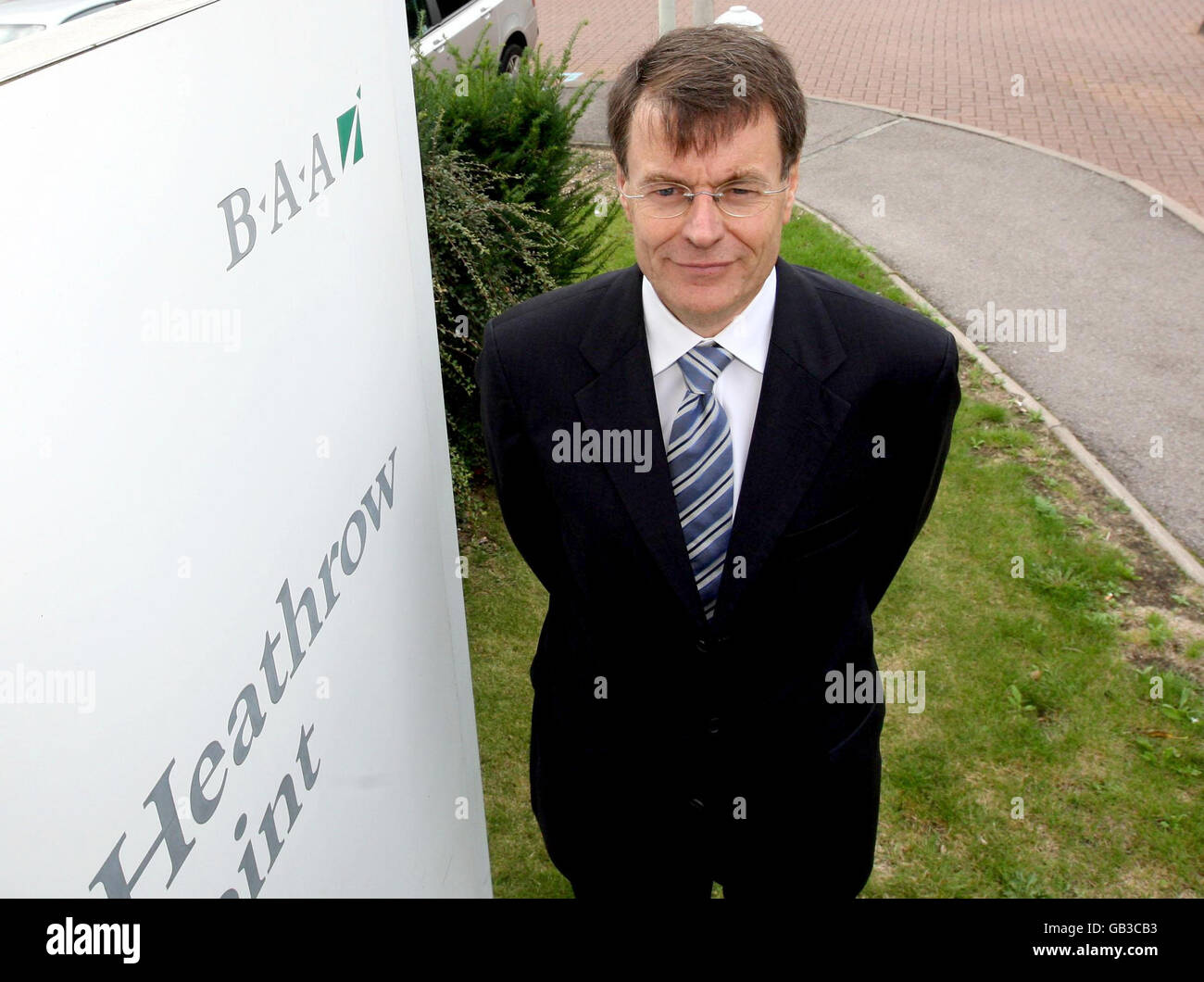 BAA chief executive Colin Matthews outside the BAA head office at ...