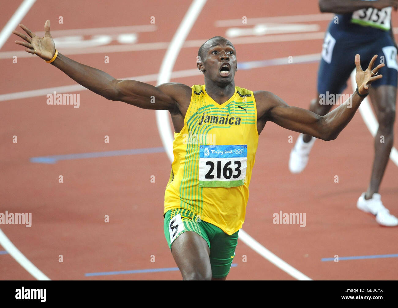 Usain bolt running olympics hi-res stock photography and images - Alamy