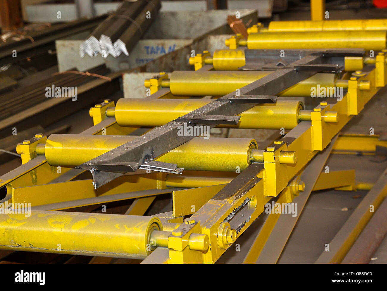 system of rollers for feeding and movement of various metal rolling ...