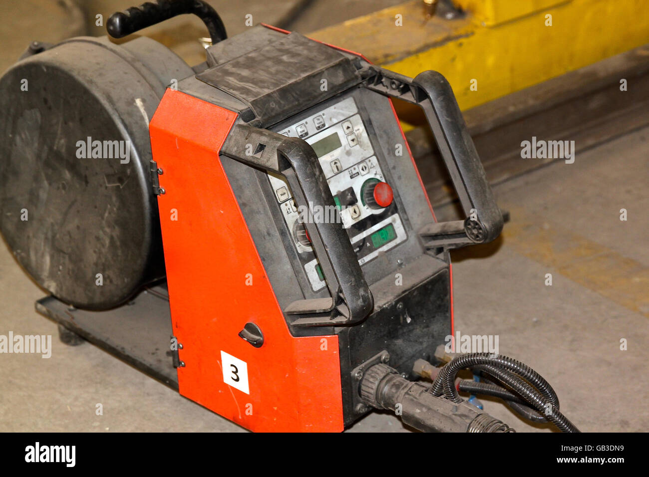 powerful industrial arc welder with control panel Stock Photo - Alamy