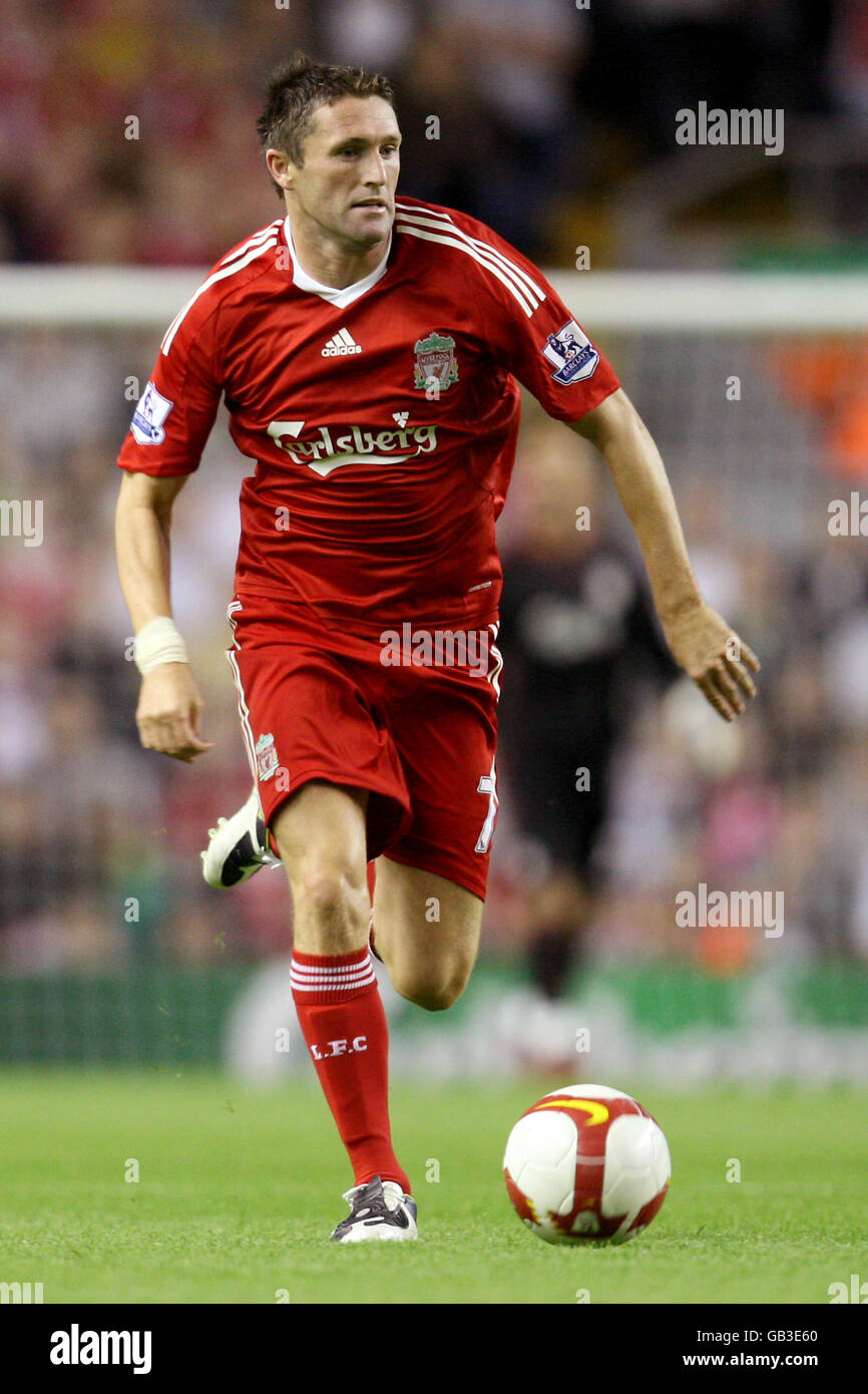 Soccer - Friendly - Liverpool v Lazio - Anfield. Robbie Keane ...