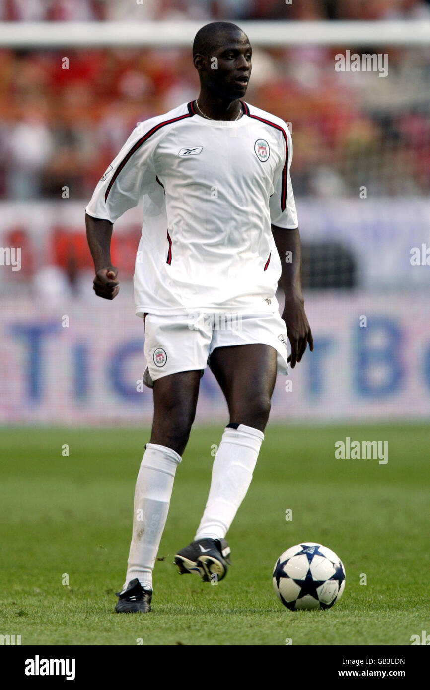 Soccer - Amsterdam Tournament - Galatasaray v Liverpool. Djimi Traore ...