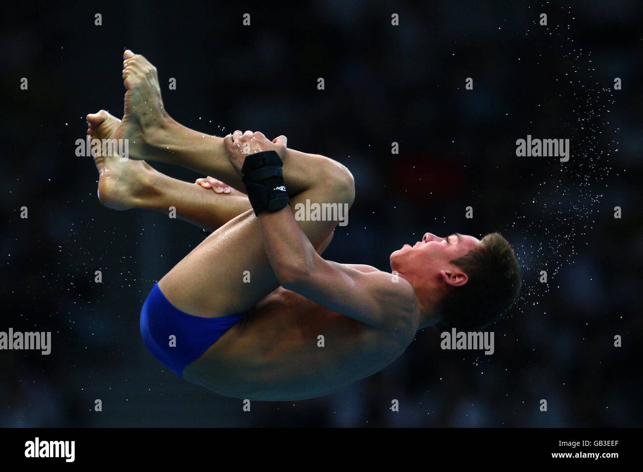 Great Britain's Tom Daley during a dive in the Men's 10 Metre Platform ...