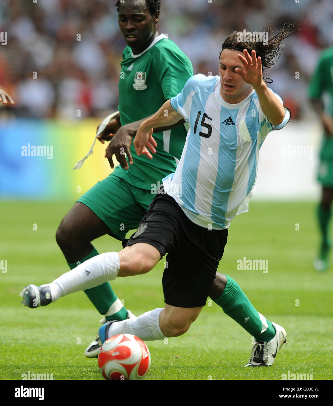 Lionel messi in the olympic games hi-res stock photography and images ...