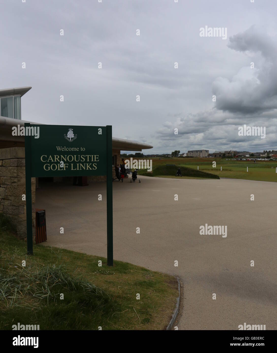 Carnoustie Golf Links Angus Scotland July 2016 Stock Photo - Alamy