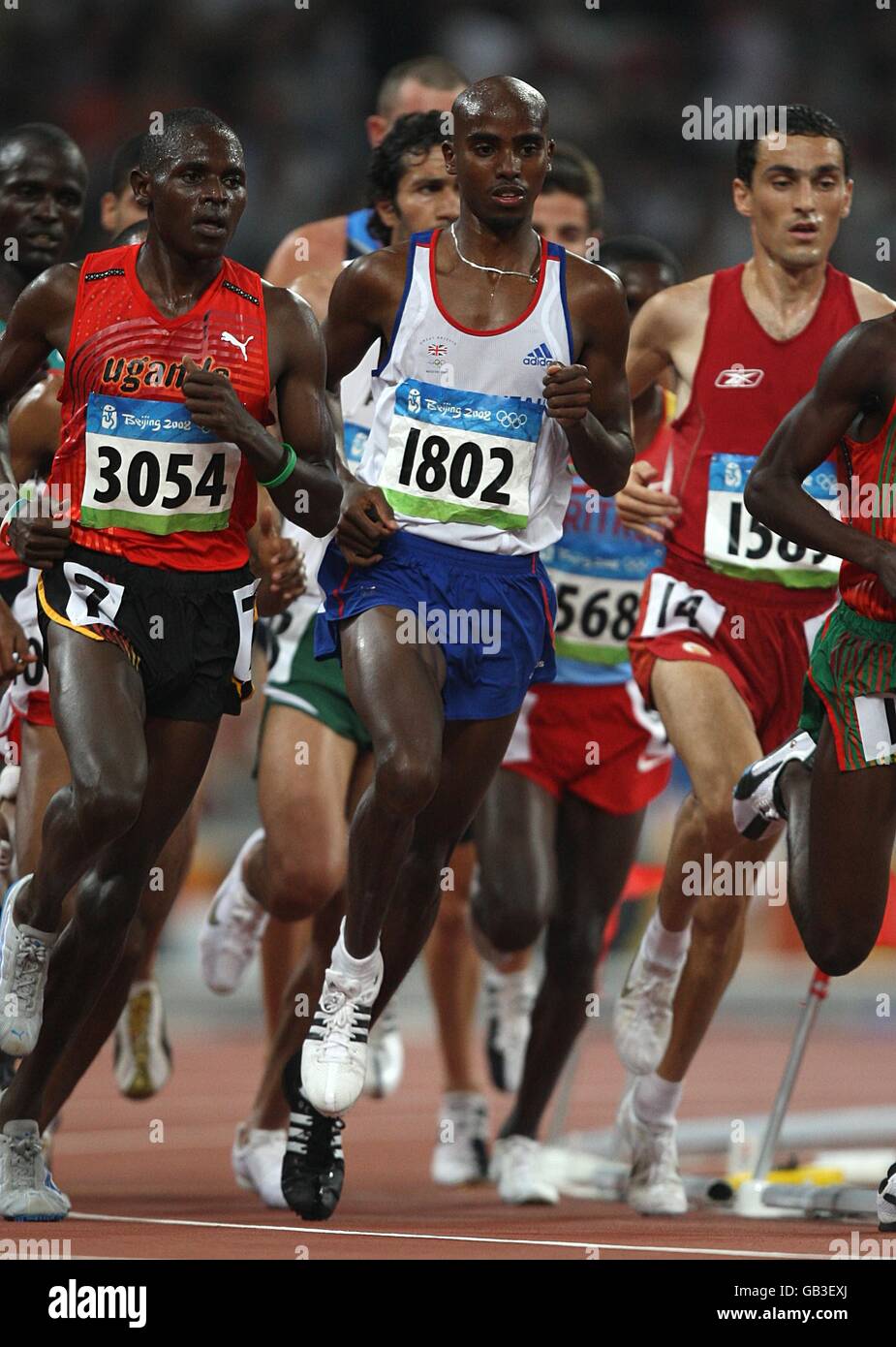 Heat 2 national stadium 2008 olympic games in beijing hi-res stock ...