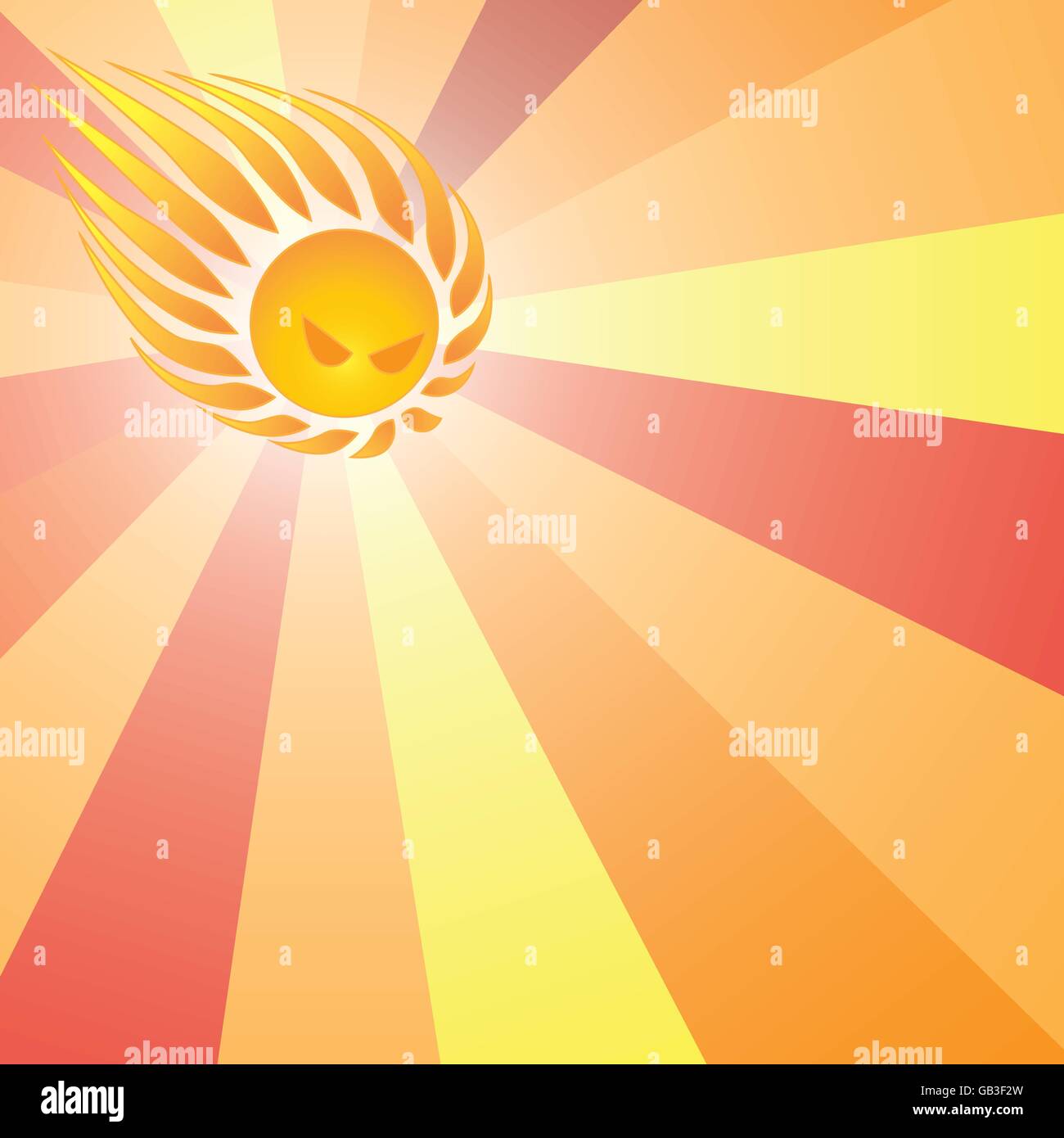 Angry sky Stock Vector Images - Alamy